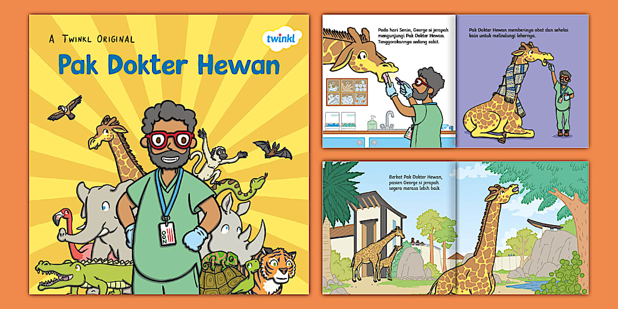 Buku Cerita Digital Twinkl Originals: Pak Dokter Hewan