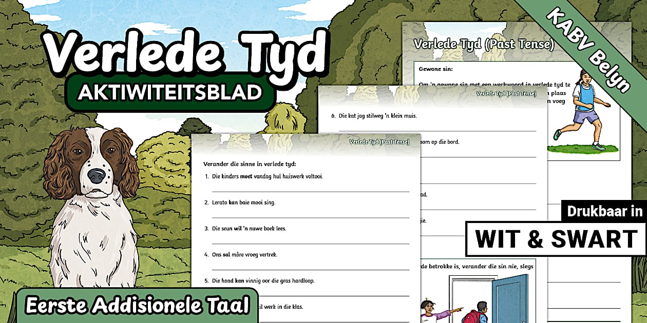 Graad 6 Eerste Addisionele Taal - Kwartaal 1 - Verlede tyd ...