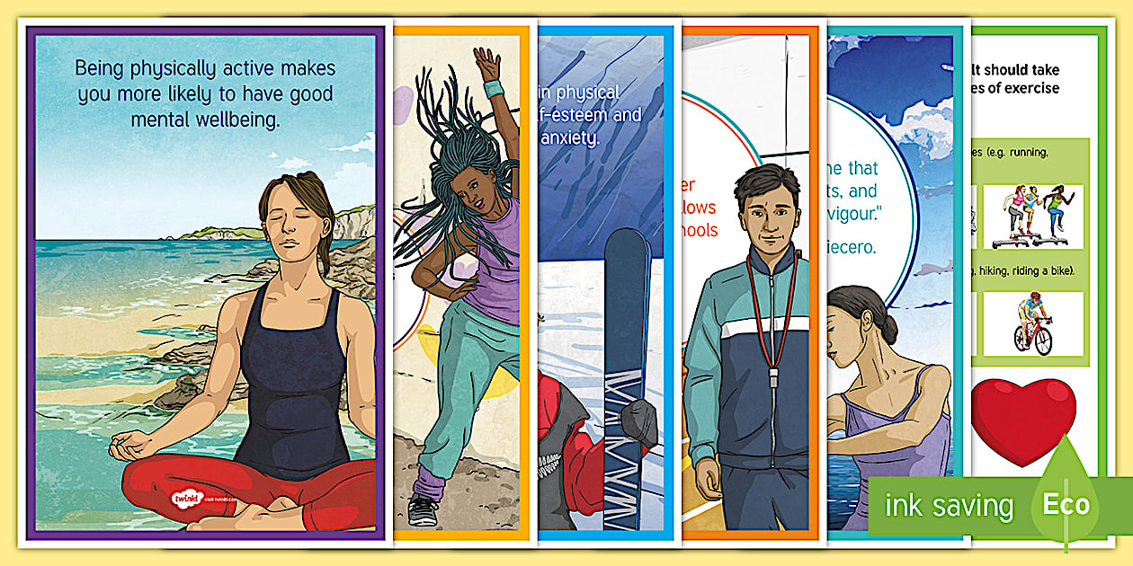 Staff Wellbeing Exercise Posters | Wellbeing | Twinkl Life