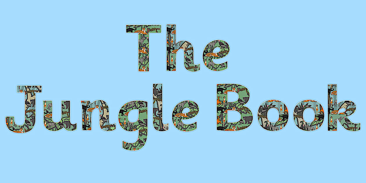 Editable The Jungle Book Display Lettering (teacher made)