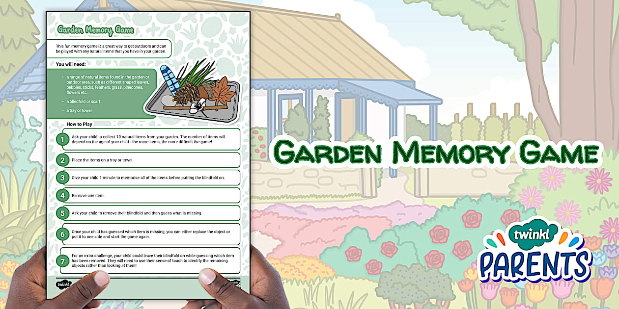 Garden Memory Game