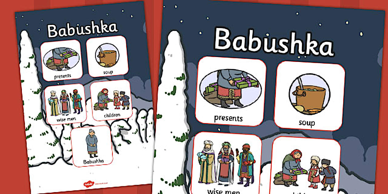 Precursive Babushka Vocabulary Poster (teacher made)