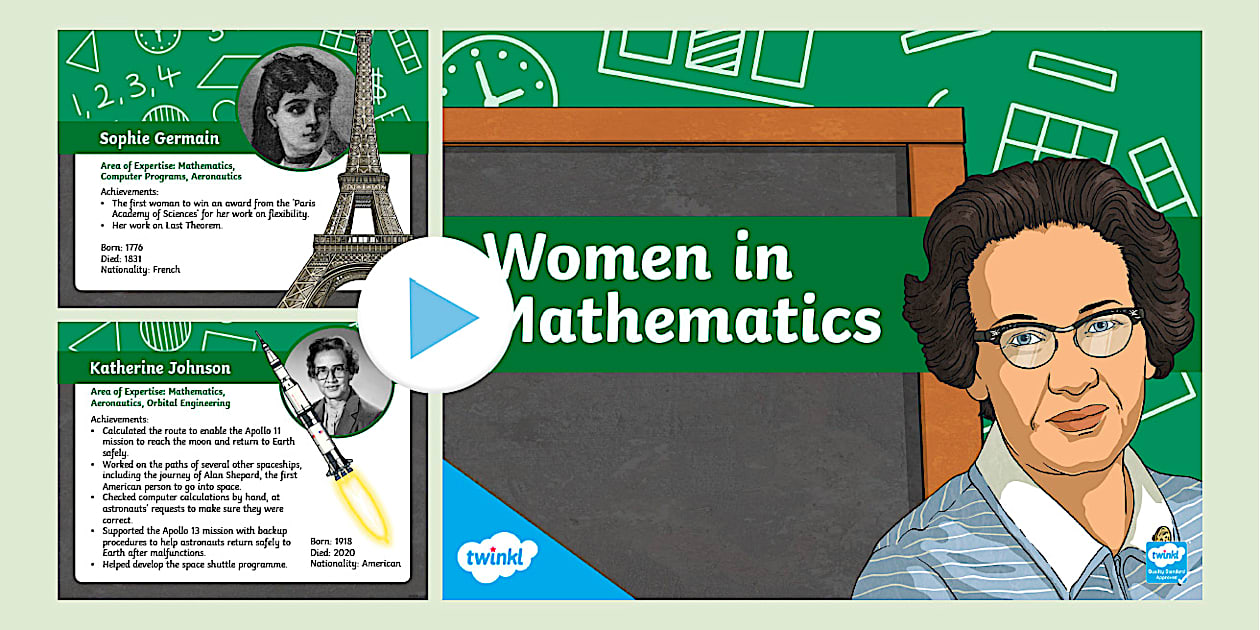 Women in Mathematics Powerpoint (teacher made) - Twinkl