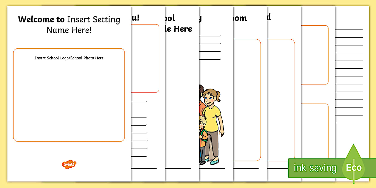 Welcome To Your New School Editable Transition Booklet