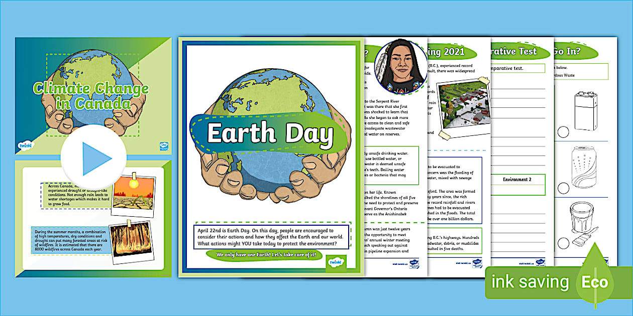 FREE! - Earth Day Intermediate Science Activity Pack