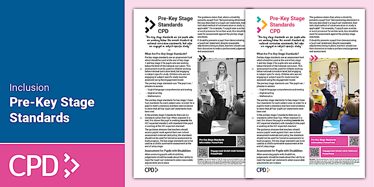 Pre-Key Stage Standards CPD (teacher made) - Twinkl