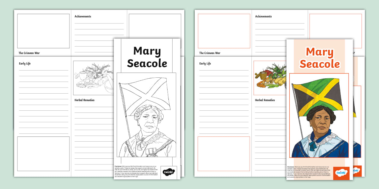 Mary Seacole Leaflet Template