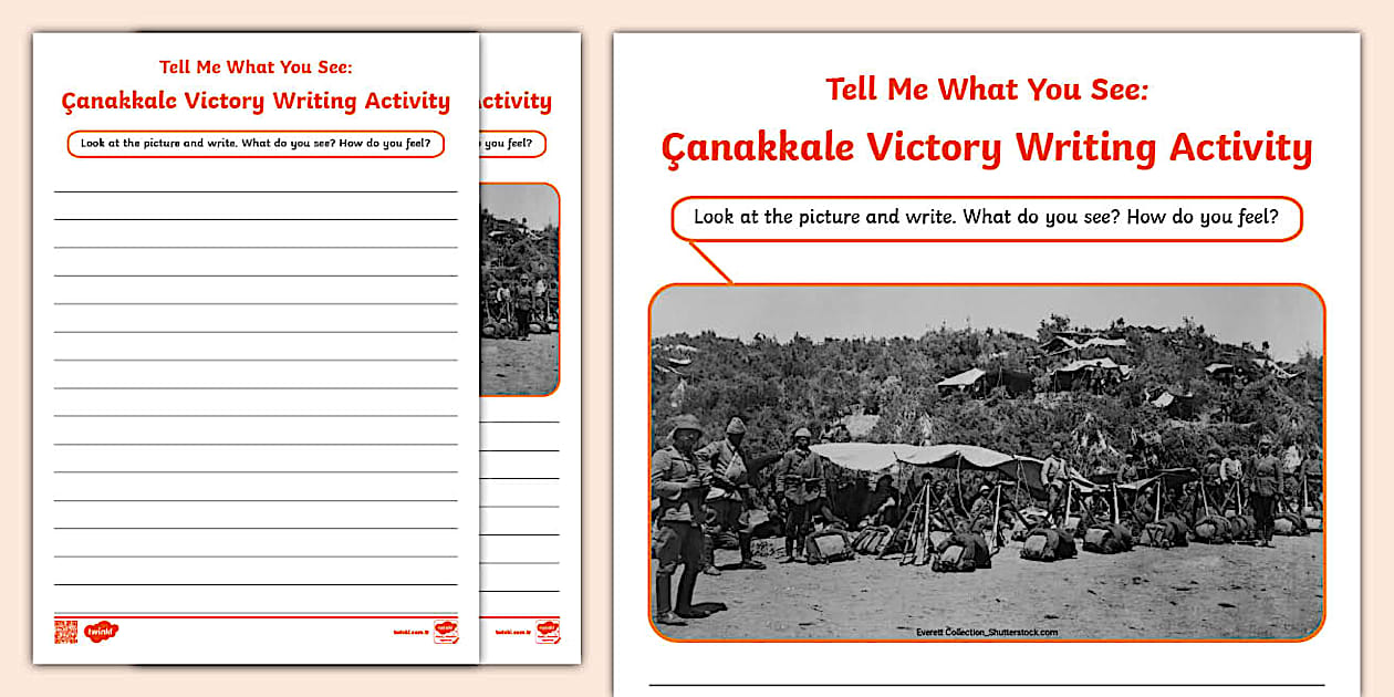Çanakkale Victory Writing Activity (Teacher-Made) - Twinkl