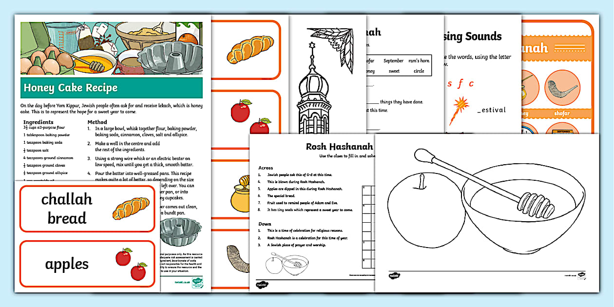 Rosh Hashanah Activities and Games - Activity Pack - KS2