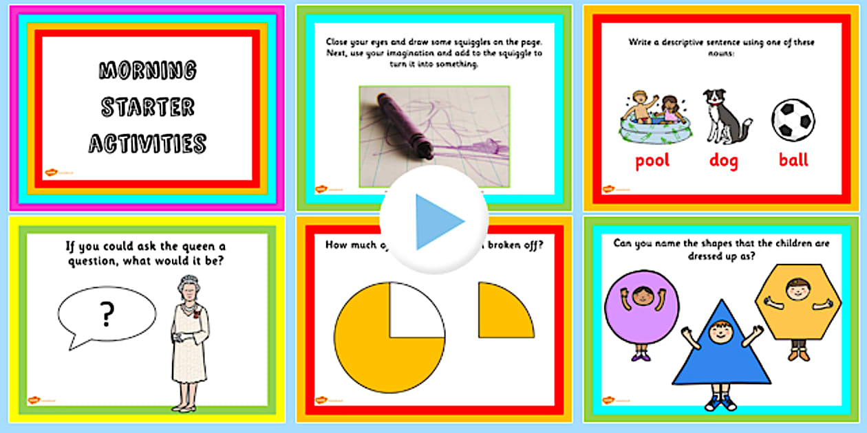 Morning activities for KS1 students - Primary Resources