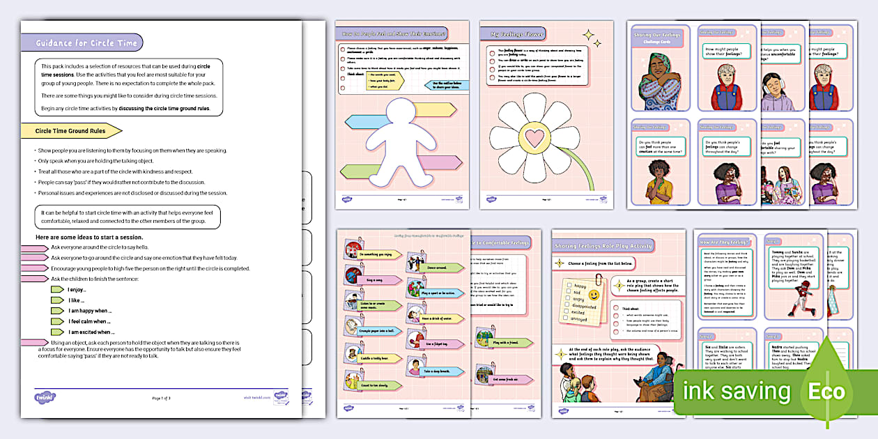 Sharing Your Feelings Circle Time LKS2 (teacher made)