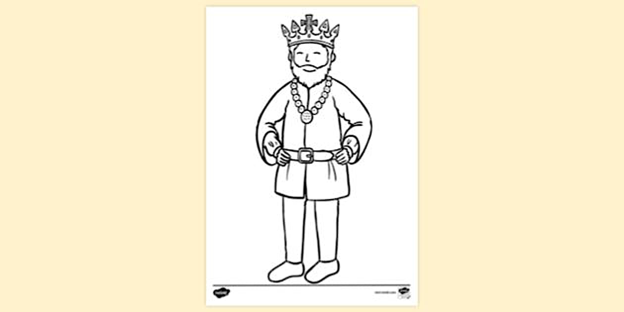King David Bible Colouring Page | Colouring Sheets - Twinkl