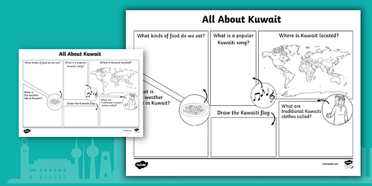 All About Kuwait - Question and Answer Activity - Twinkl