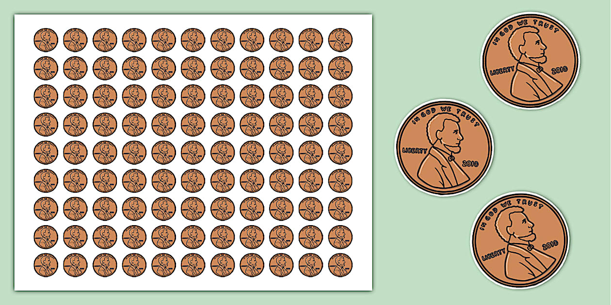 Printable Pennies for Dramatic Play Activities | Twinkl USA