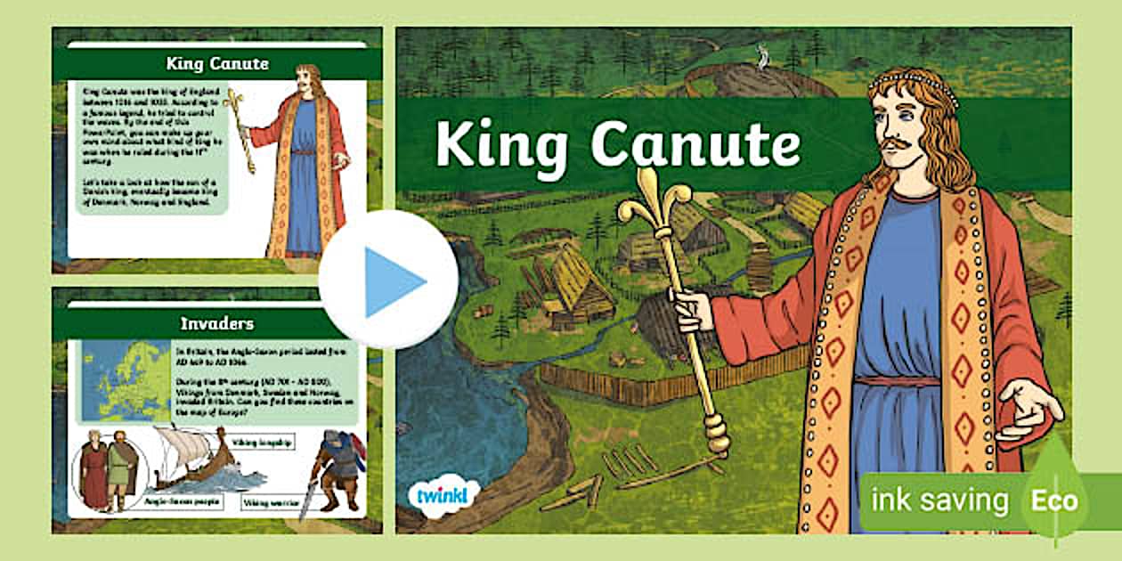 King Canute PowerPoint - Twinkl