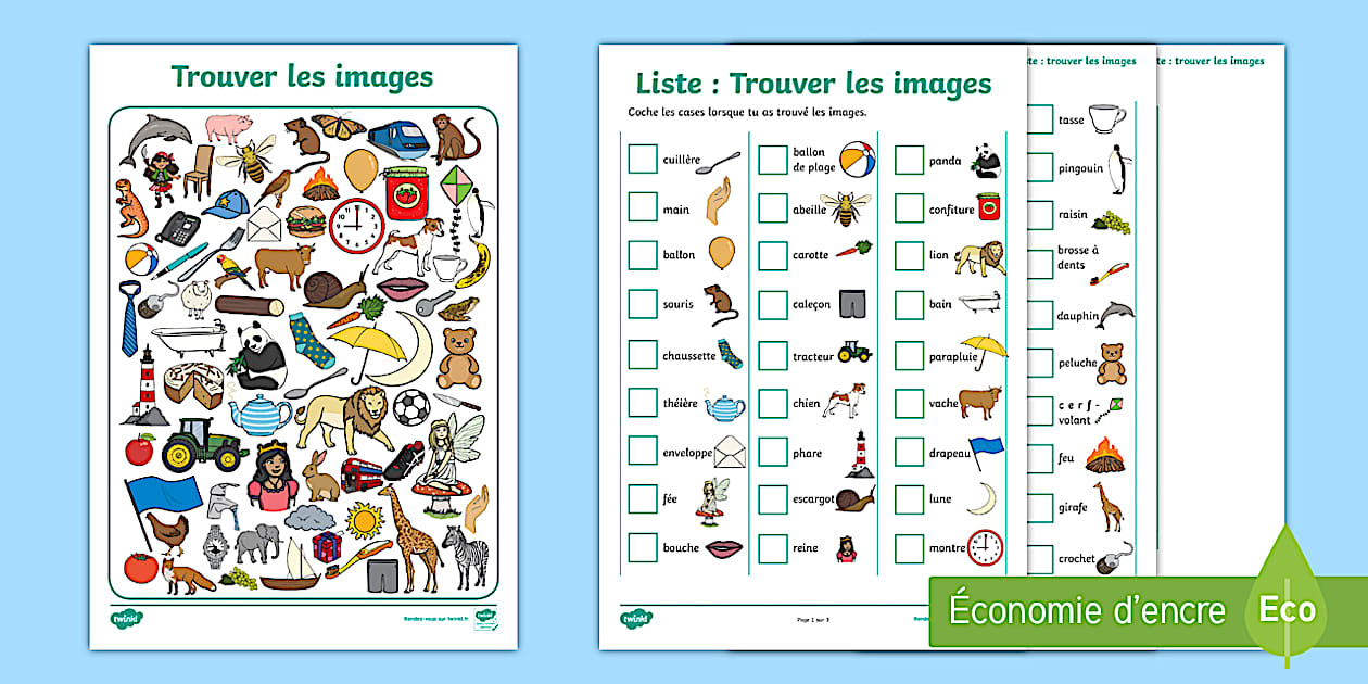 Activité de lecture de mots : Trouver les images - Twinkl