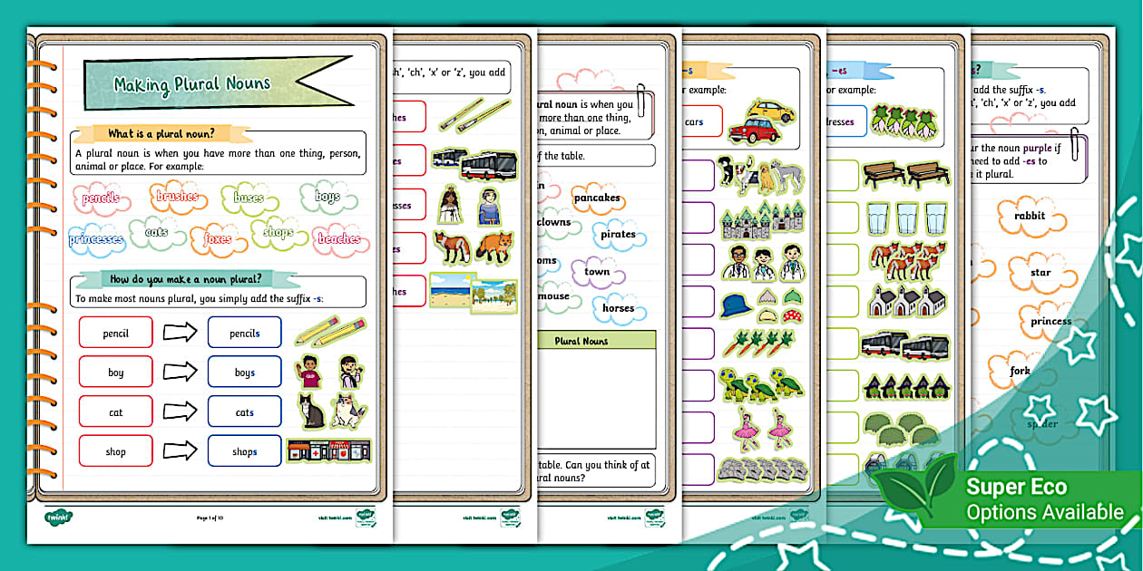Making Plural Nouns (Ages 5 - 6)