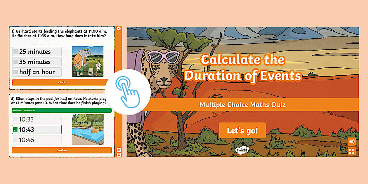 👉 Calculate the Duration of Events KS2 Maths Quiz