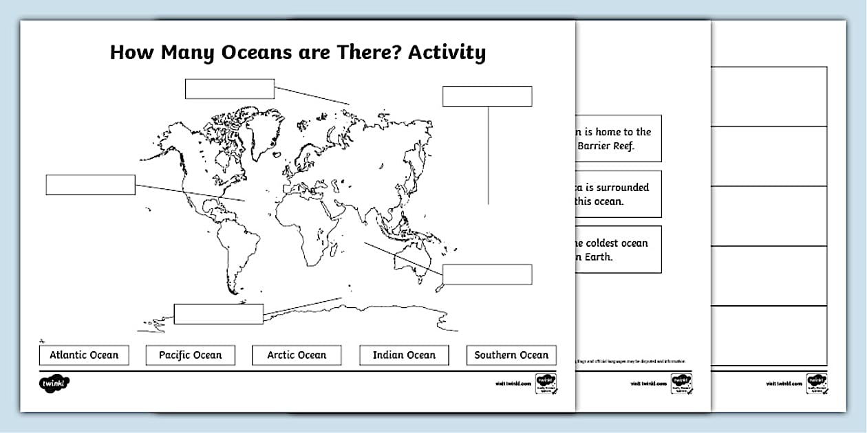 How Many Oceans are There? World Ocean Day | Twinkl | KS1