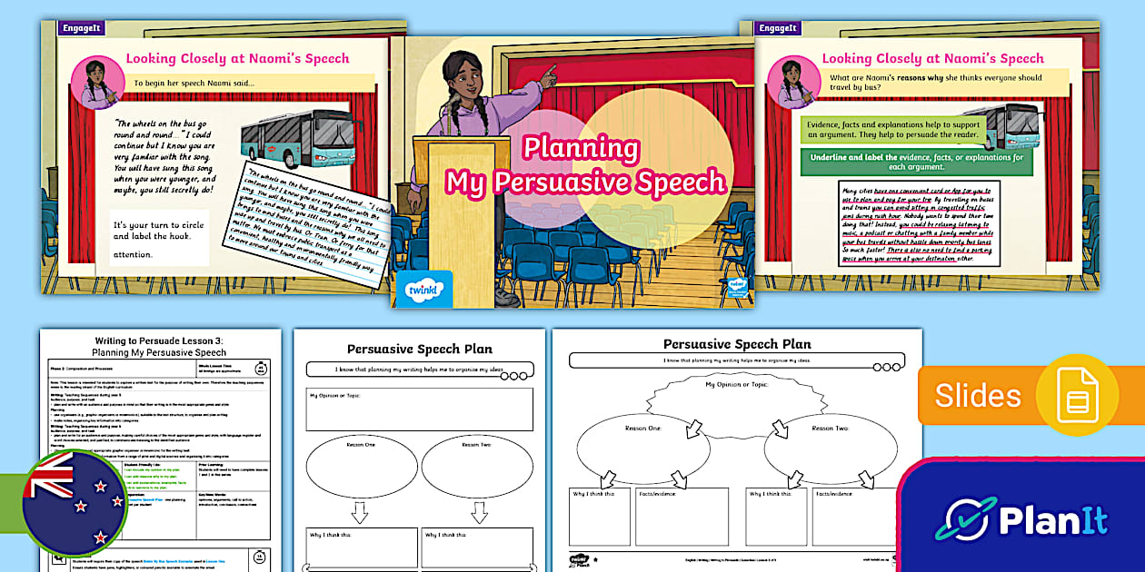 Phase 2 Speeches Lesson 3: Planning My Persuasive Speech