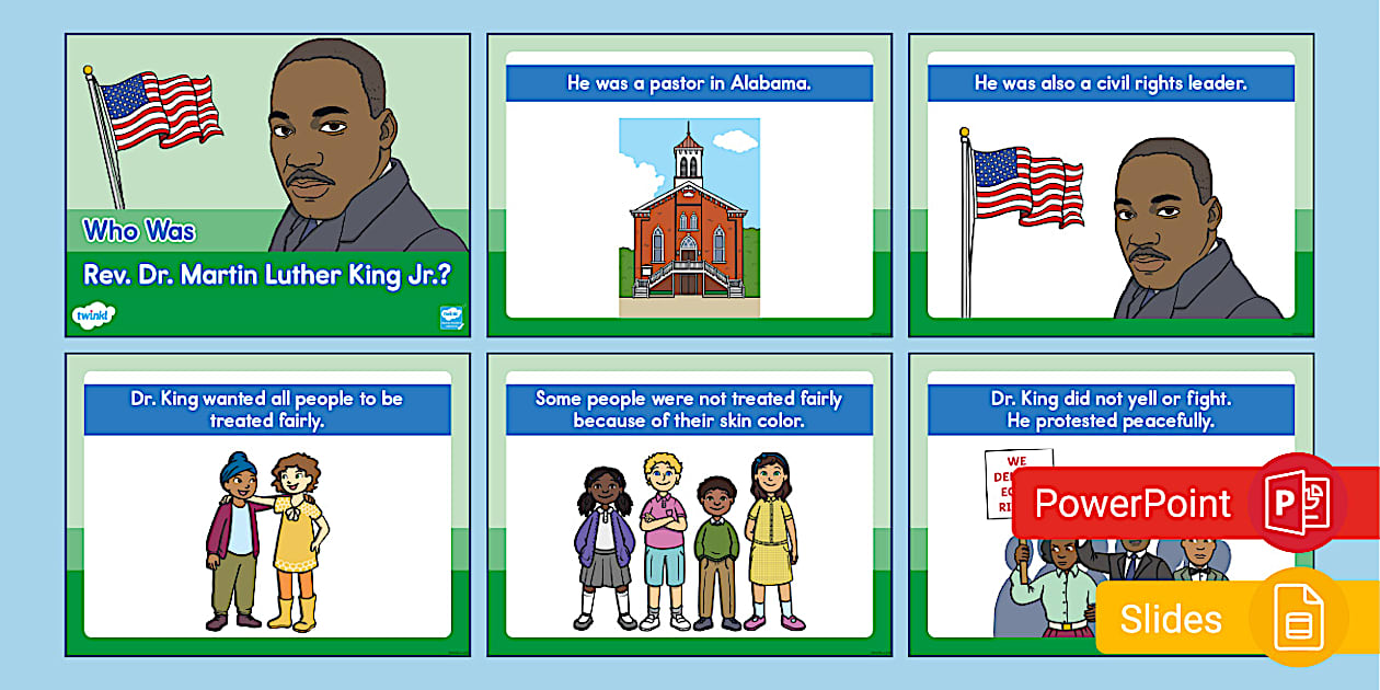 Martin Luther King Google Slides | Resource | Twinkl USA