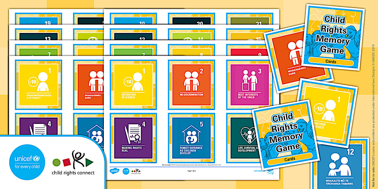 Bilingual Child Rights Memory Game