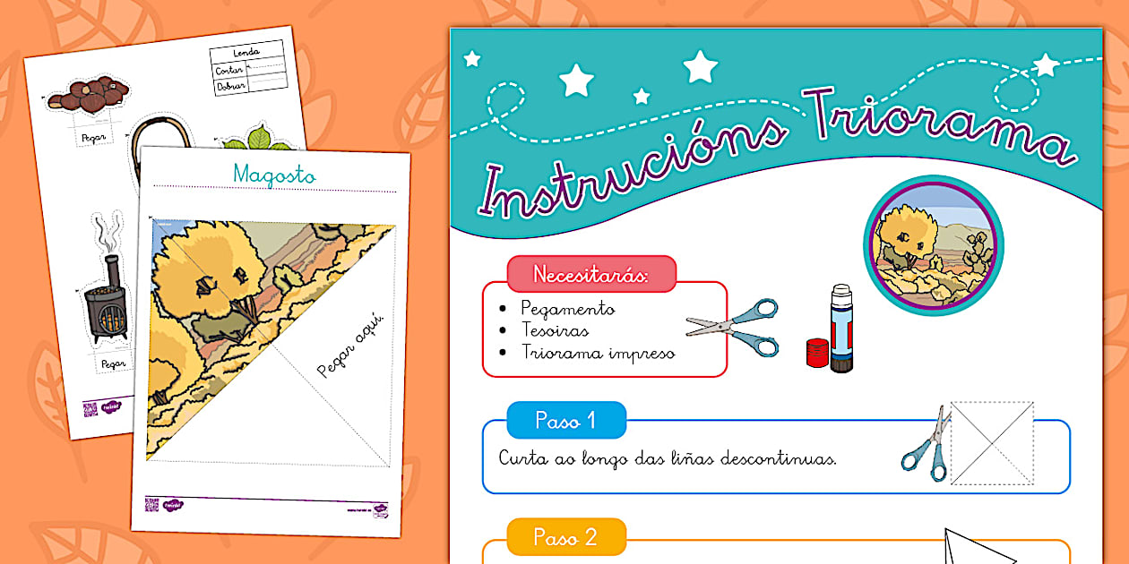 Triorama: O magosto - Galego (Teacher-Made) - Twinkl