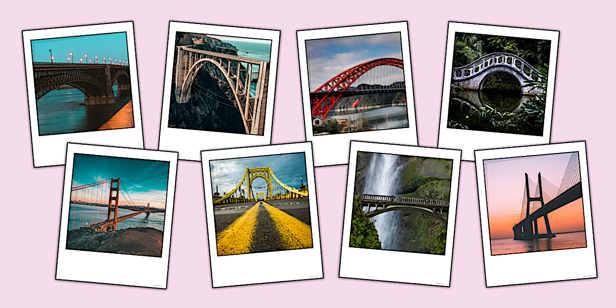 Bridges Instant Photo Style Display Images (teacher made)