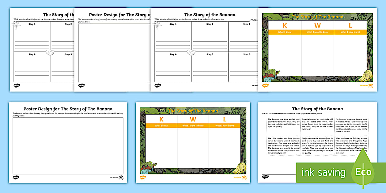 The Story of the Banana Resource Pack (teacher made)