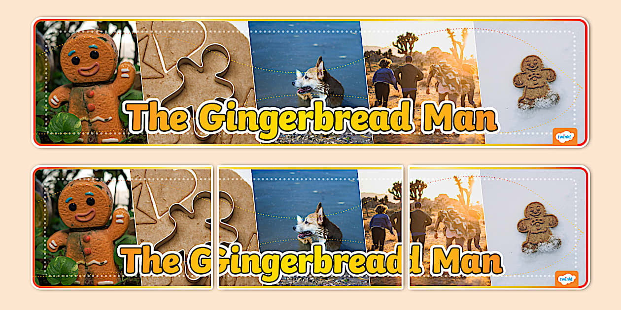 The Gingerbread Man Photo Display Banner (Teacher-Made)