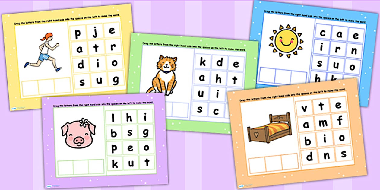 CVC Words Mixed Spelling Flipchart - Twinkl