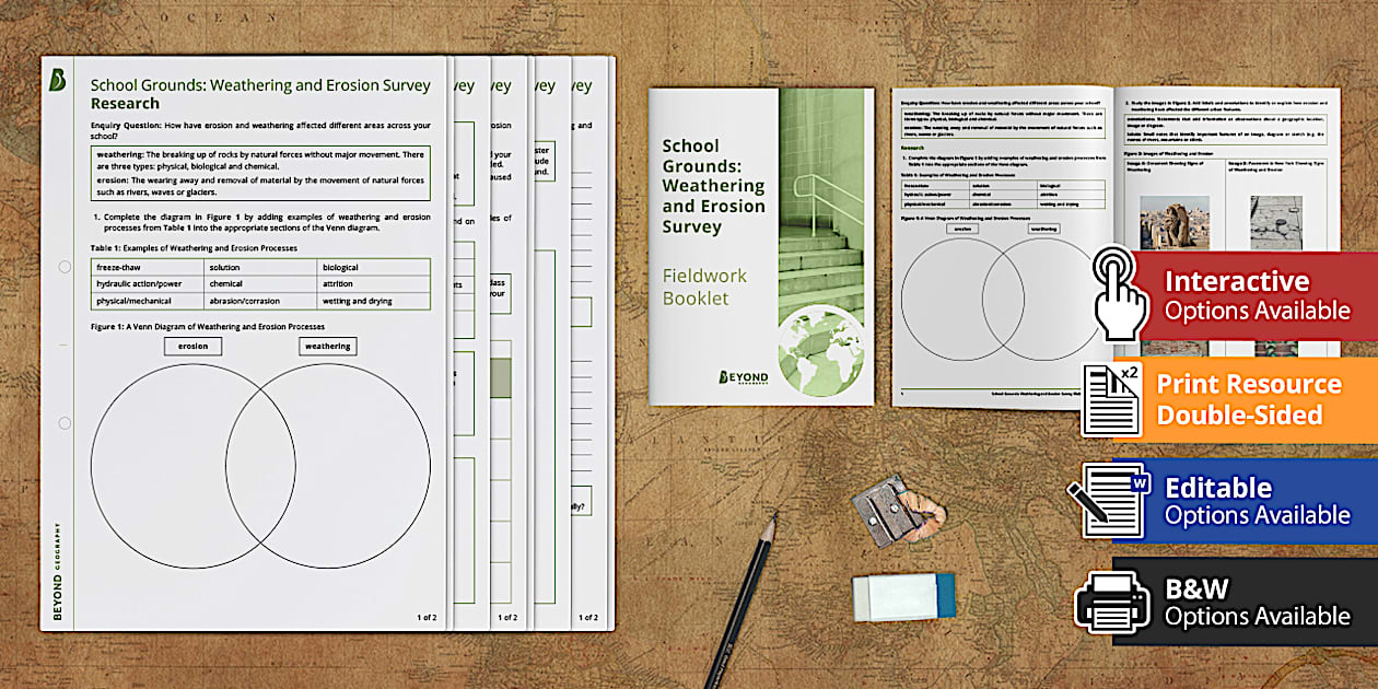 School Grounds: Weathering and Erosion Fieldwork Booklet