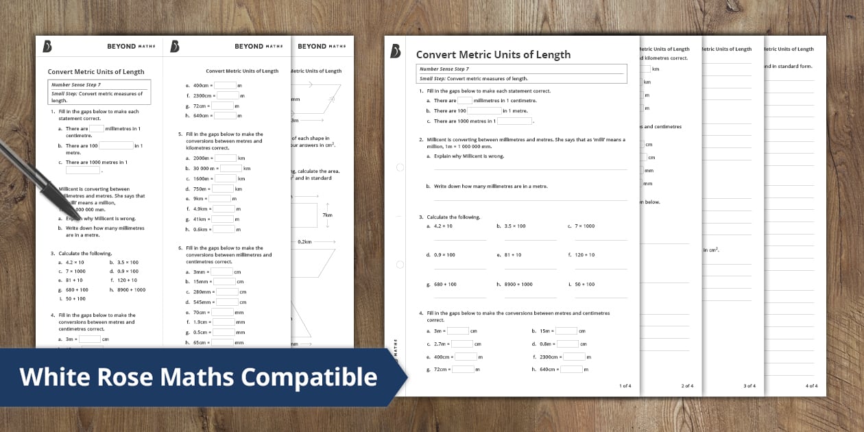 👉 Convert Metric Units of Length (teacher made) - Twinkl