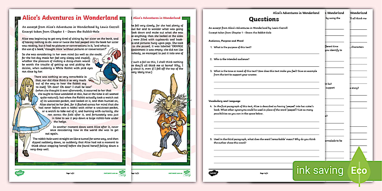 Advanced Reading Comprehension Worksheets | Primary English