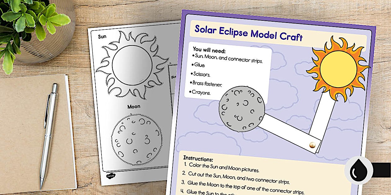 Solar Eclipse Craft | Mini Model (Hecho por educadores)