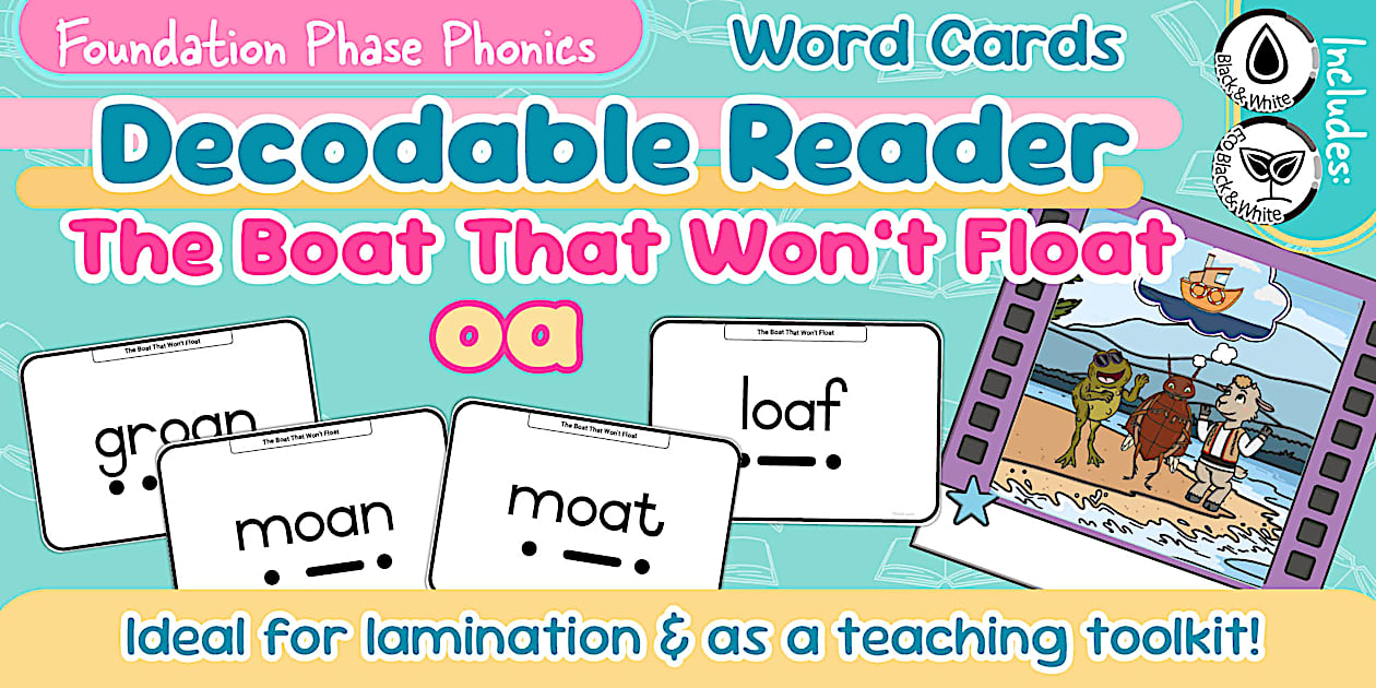 FP Phonics -oa Decodable Reader - Word Cards (CAPS Aligned)