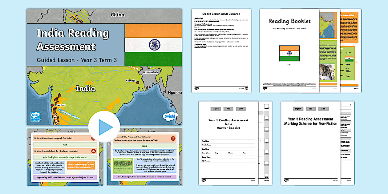 Year 3 Term 3 Non-Fiction Reading Assessment Guided Lesson Teaching Pack