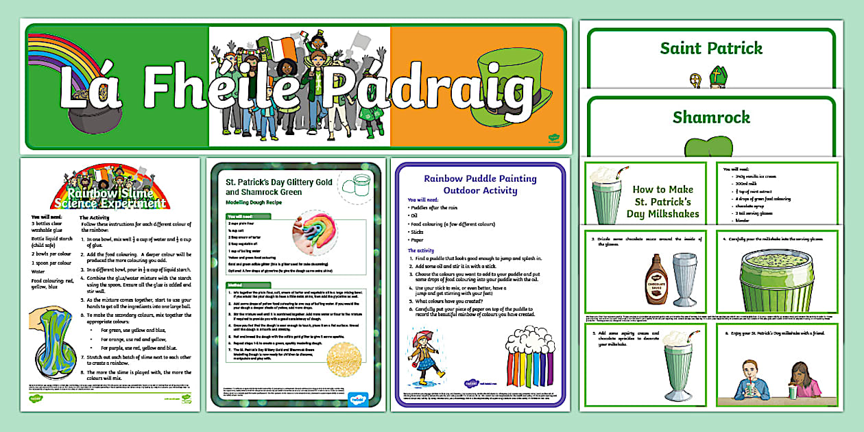St Patrick’s Day Resource Pack for Preschool - Twinkl