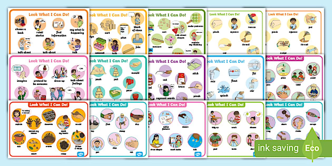 EYFS Areas Skills Action Mats Pack (teacher made) - Twinkl