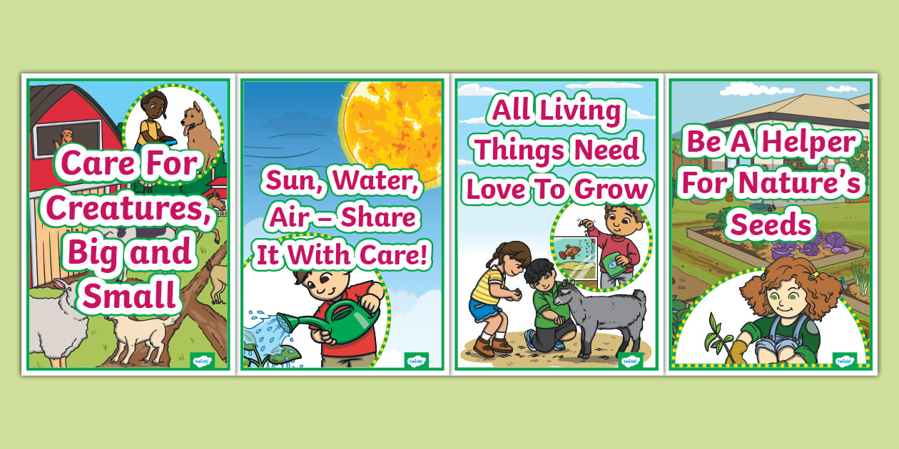 STEM Motivational Posters – Needs of Plants and Animals