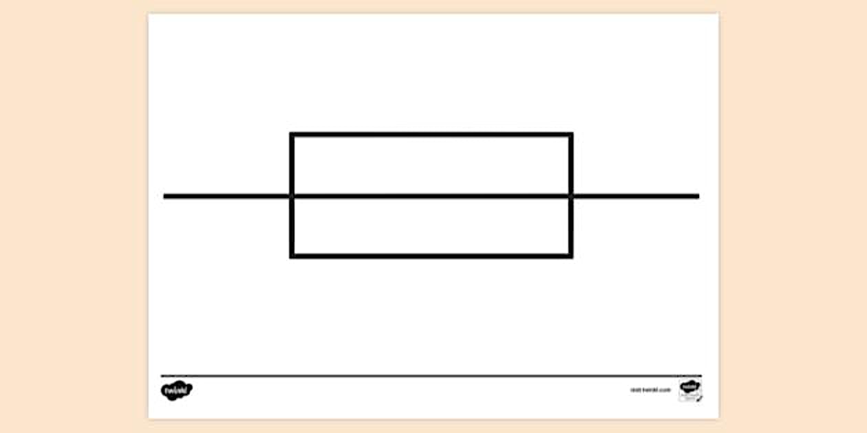 Fuse Symbol Colouring Sheet | Colouring Sheets - Twinkl