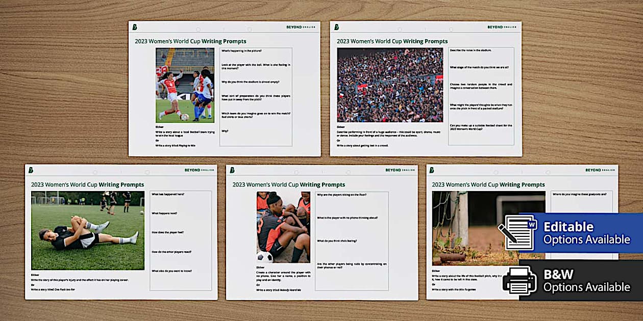 2023 Women's Football World Cup | Writing Prompts | Beyond