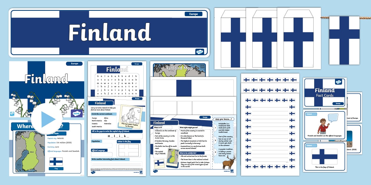 KS1 Finland Resource Pack (teacher made) - Twinkl