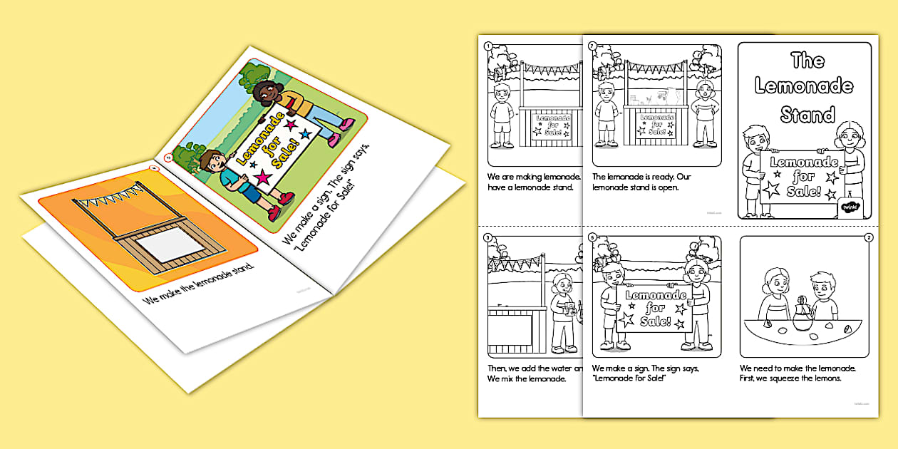 Lemonade Stand Emergent Reader | Twinkl USA (teacher made)
