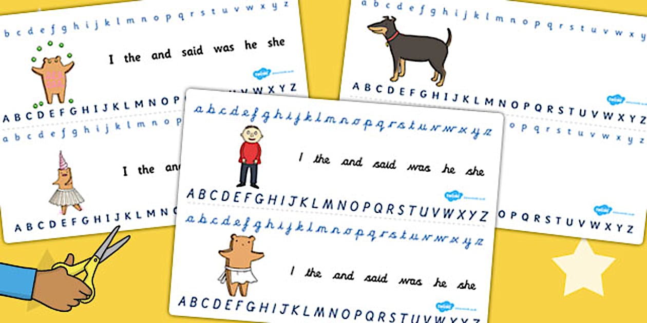 Alphabet Strips to Support Teaching on Biscuit Bear - Twinkl