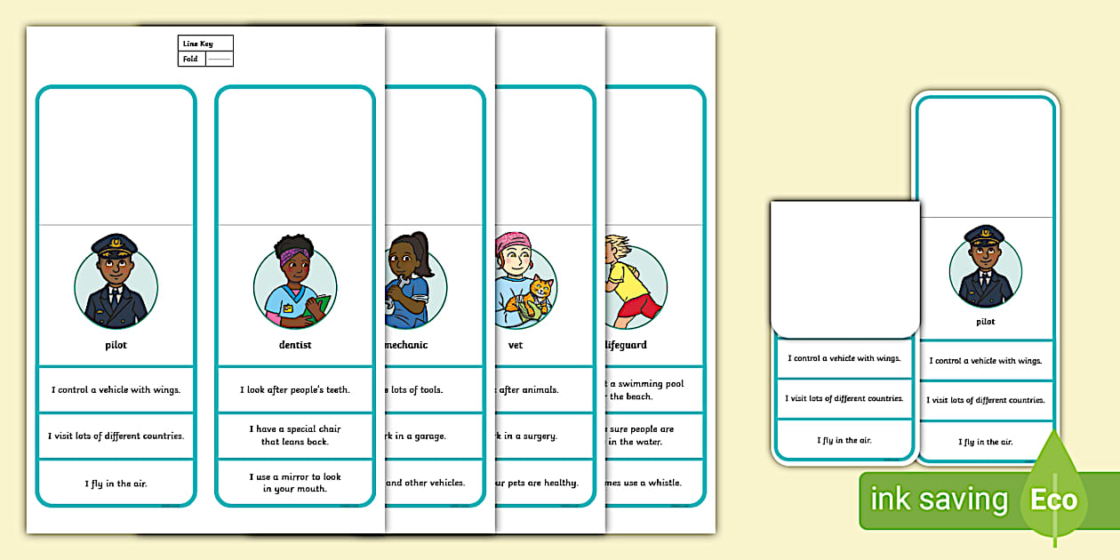 Community Helpers Giessing Game (Teacher-Made) - Twinkl