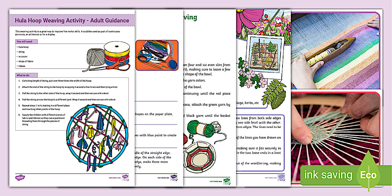 KS1 Fabric Weaving Activity Pack - Twinkl