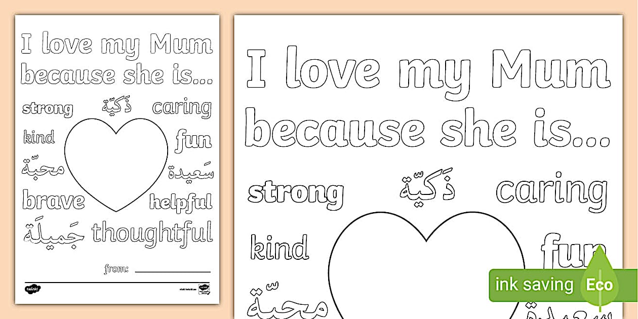 UAE Mother's Day Word Map - Twinkl