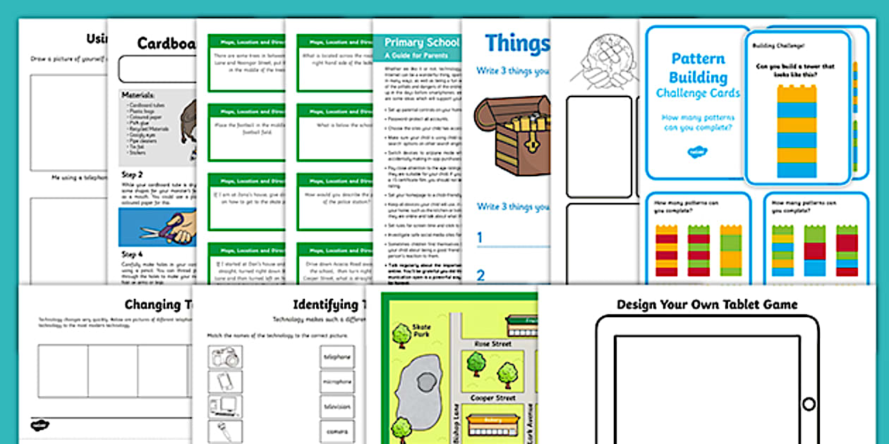 First Level P2 Technologies Home Learning Pack - Twinkl
