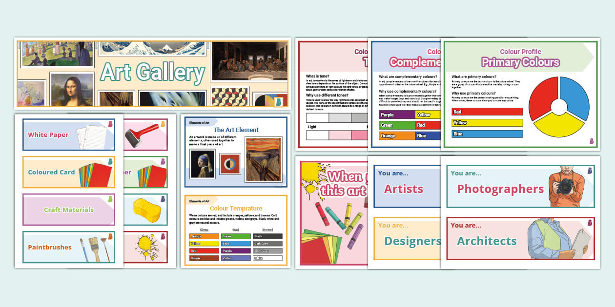Secondary Display Pack for Art Rooms (teacher made) - Twinkl